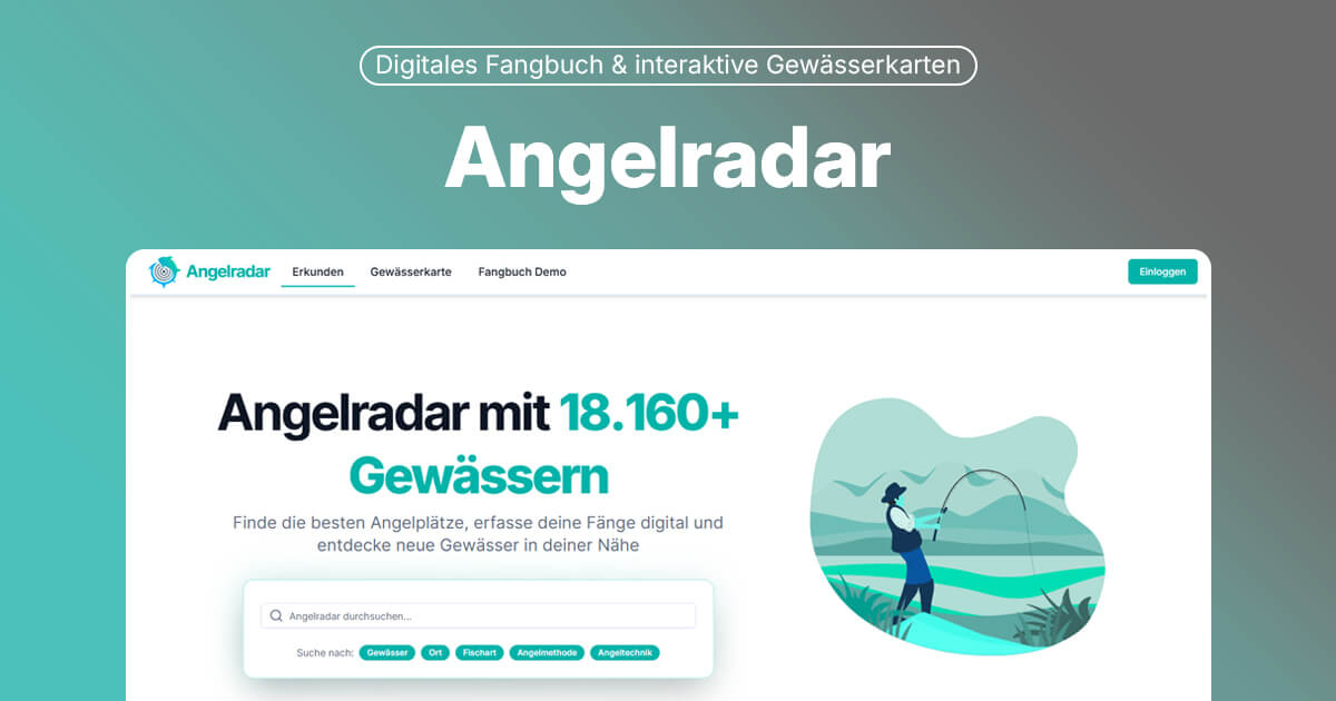 Angelradar.de: Deine Gewässerkarte & Angelplätze
